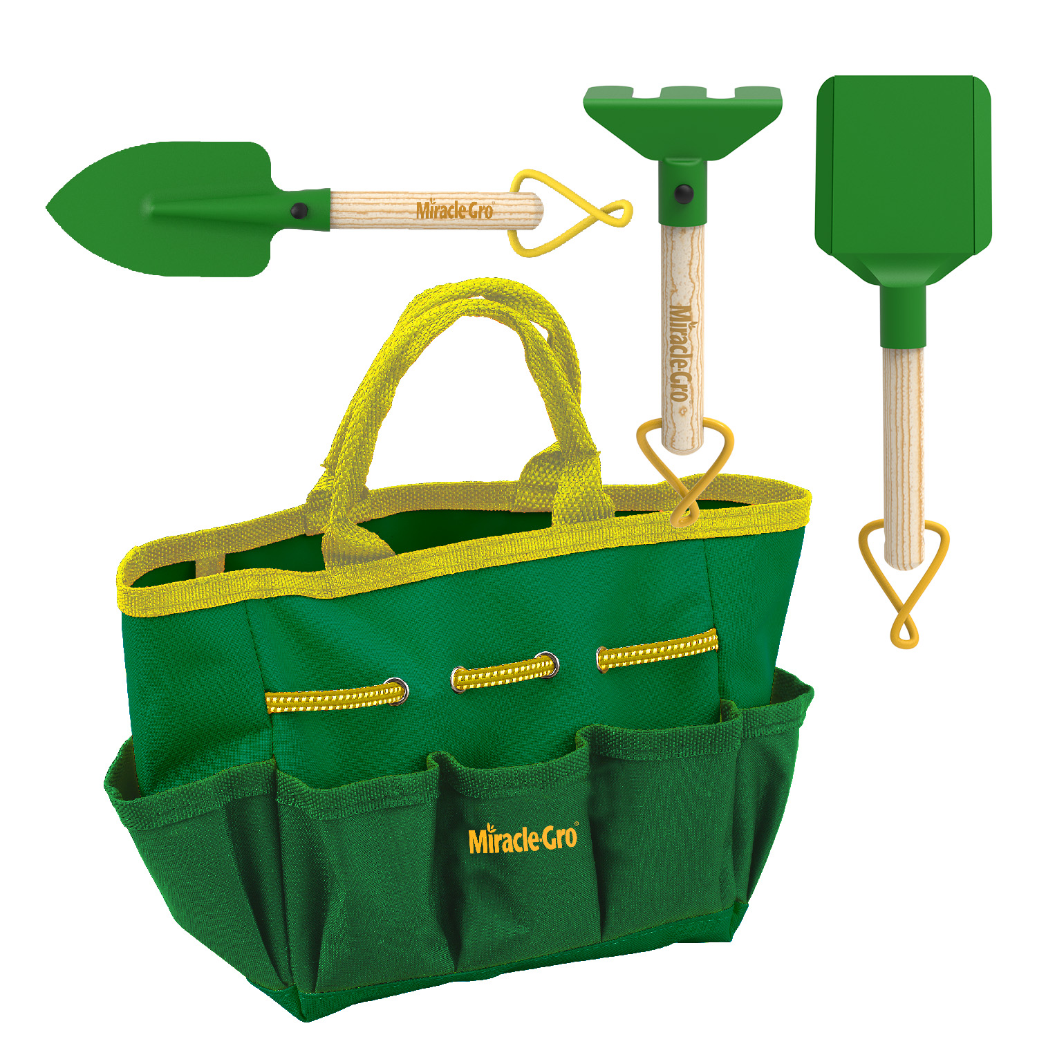 Miracle-Gro Four Piece Gardening Toolset - RED TOOL BOX